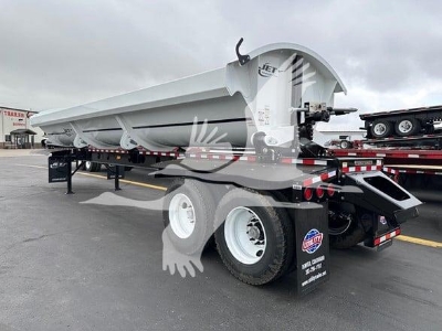 Jet Side Dump 40' Air Ride, 2 Way Valve, Electric Tarp