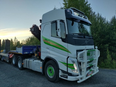 Volvo FH500 tc 6x4 HMF 2820 nosturi+jib,HCT,aj.120tkm - Conventional ...