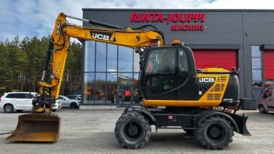JCB JS 145 W/ Engcon, Kauha, Rasvari, Lämmitin! - Wheeled Excavators ...