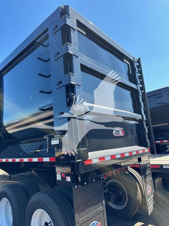 CPS SCRAP TRAILER, 87 CUBIC YARDS, BARN DOOR, ELECTRIC