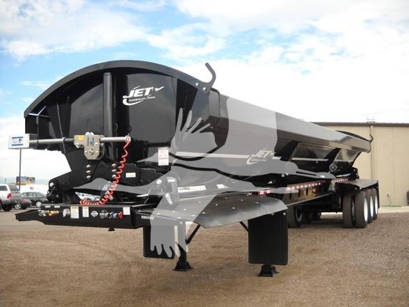 Jet TRI AXLE SIDE DUMP, ELECTRIC TARP, AIR RIDE, 2