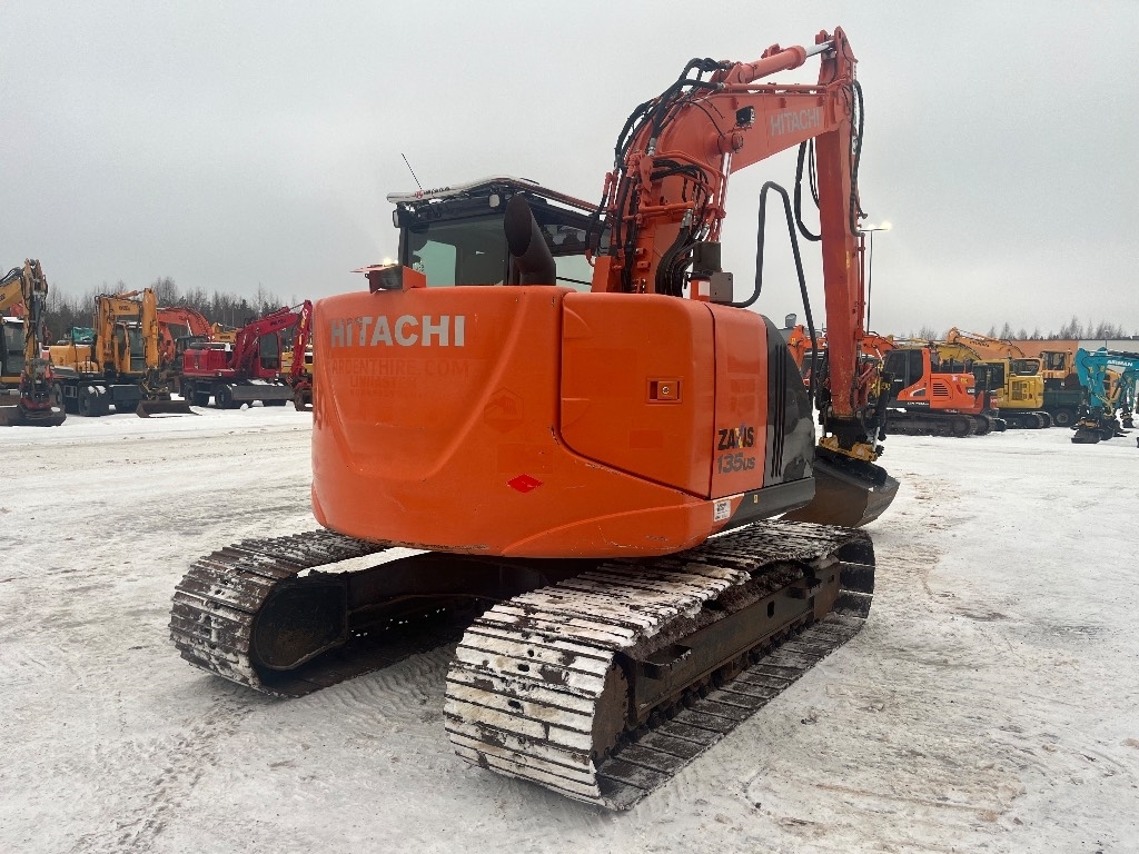 Hitachi ZX 135 US / Engcon, Rasvari, Kauha - Crawler Excavators ...