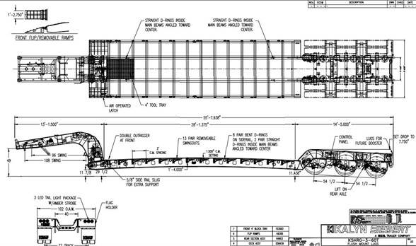 Kalyn KSHRG-3-60T 2+3+2 JEEP, TRAILER & BOOSTER COMBINAT