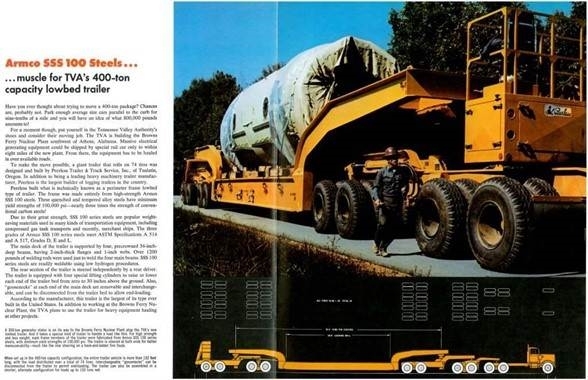Peerless 400-ton Heavy Haul Trailer