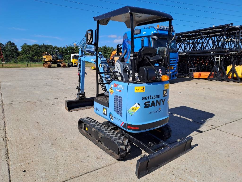 Sany SY19E Electric (3 Buckets) - Mini excavators