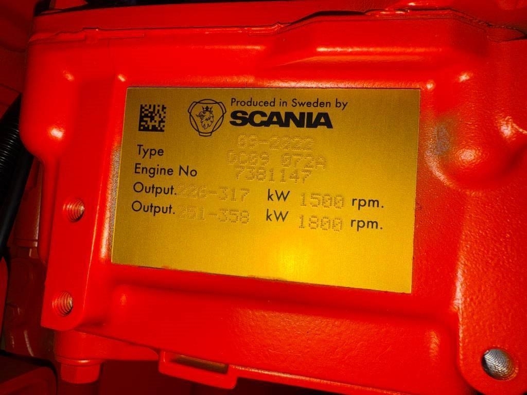 Scania DC9 - 330 kVA Generator - DPX-17948 - Generadores diesel ...