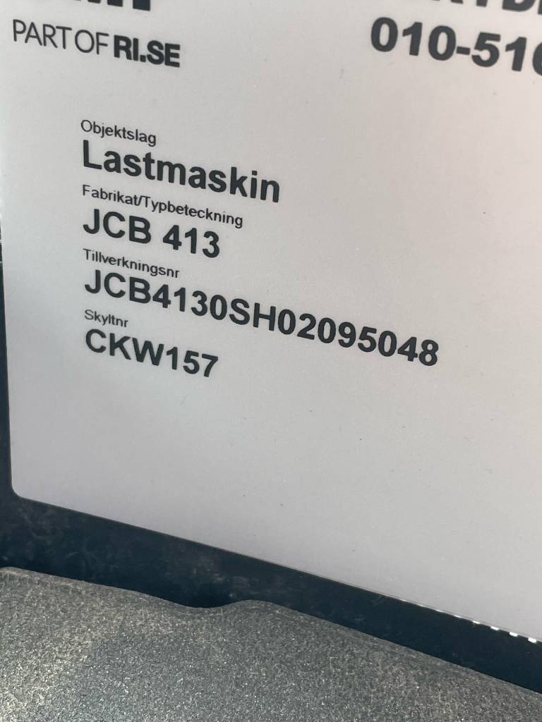 Buy Used JCB 413S Wheel loader for sale in Stockholm, Sweden · PAN TRADING