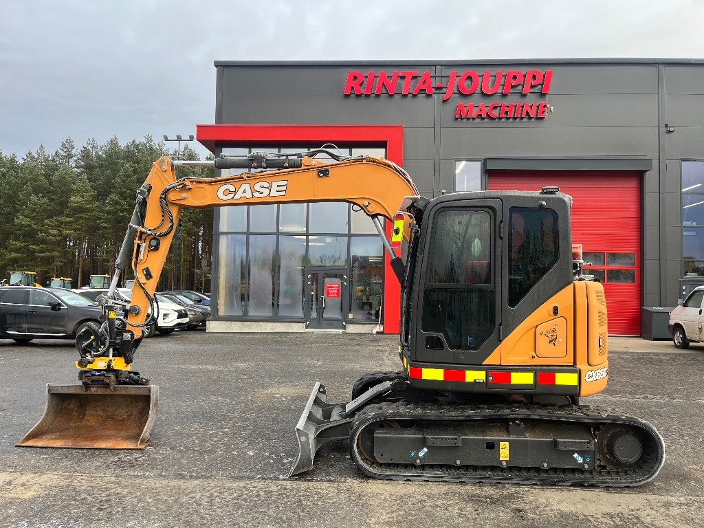 CASE CX 85 D / Engcon, Kauha, Rasvari - Mini excavators 7t - 12t ...