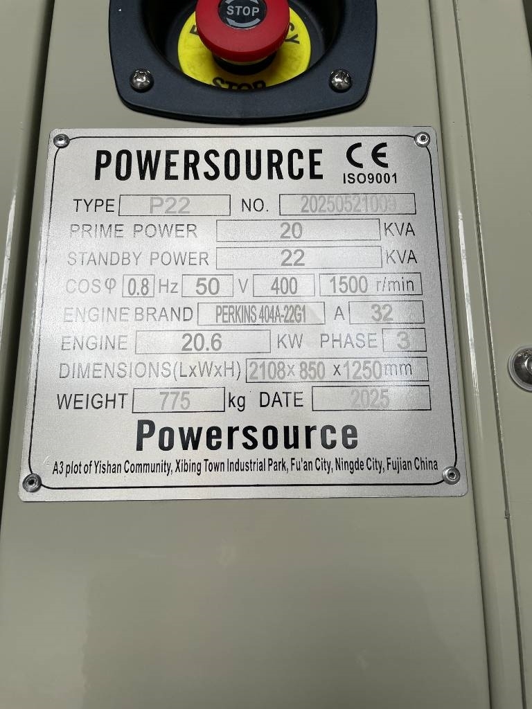 Perkins 404D-22G - 22 kVA Generator - DPX-19801 - Gebruikte generatoren ...