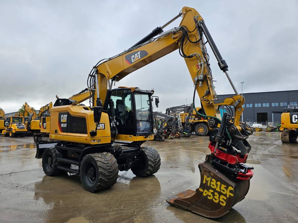 Buy Used Caterpillar M315F Wheel Excavator for sale in Stockholm ...