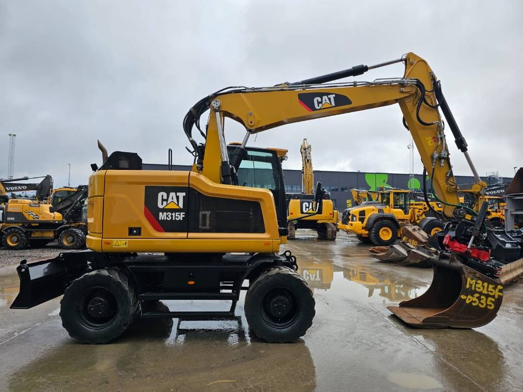 Buy Used Caterpillar M315F Wheel Excavator for sale in Stockholm ...