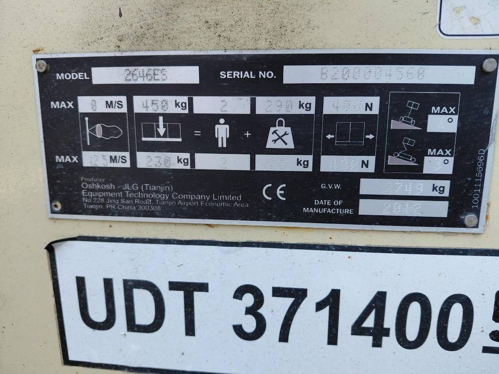 JLG 2646ES - Scissor Lifts - Construction Equipment - Boels