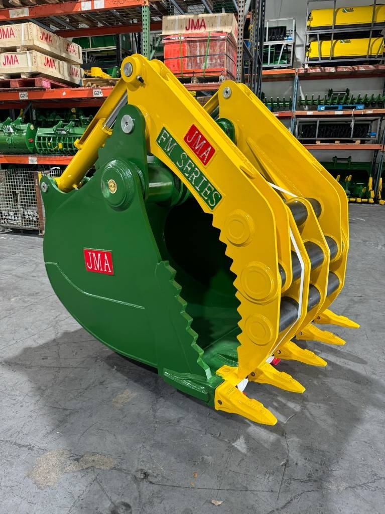 JM Attachments 48" FM Series Claw Bucket for Komatsu PC190