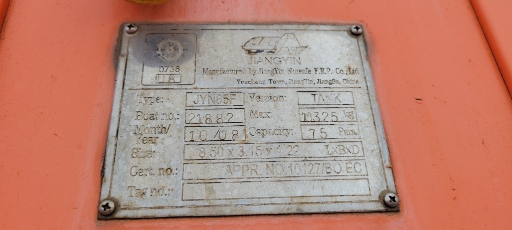 [Other] Norsafe 75 Person Lifeboat JYN85F