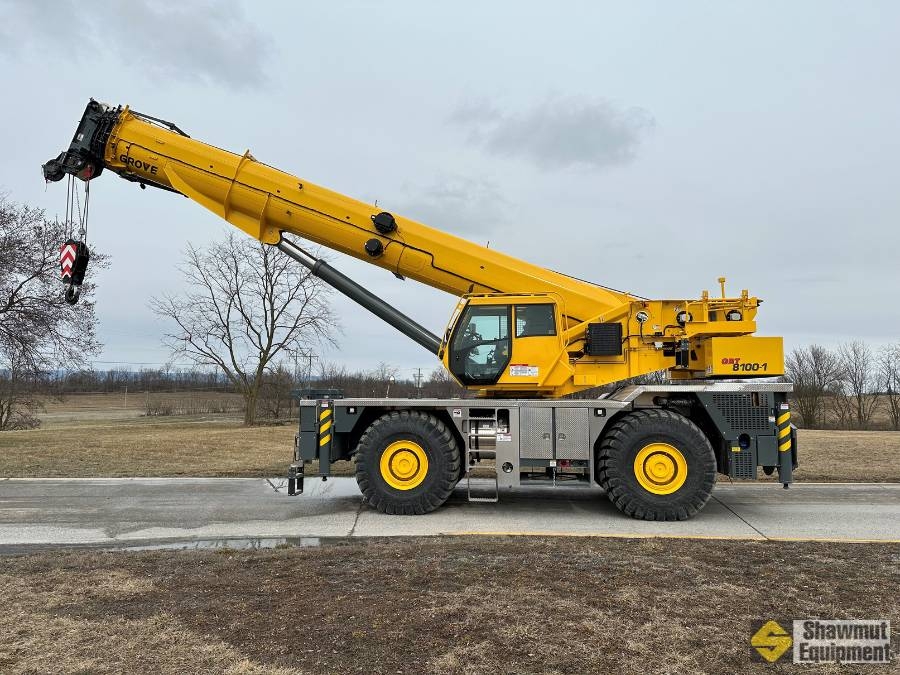 Grove GRT8100 - Rough Terrain Cranes - Manitowoc Used Cranes