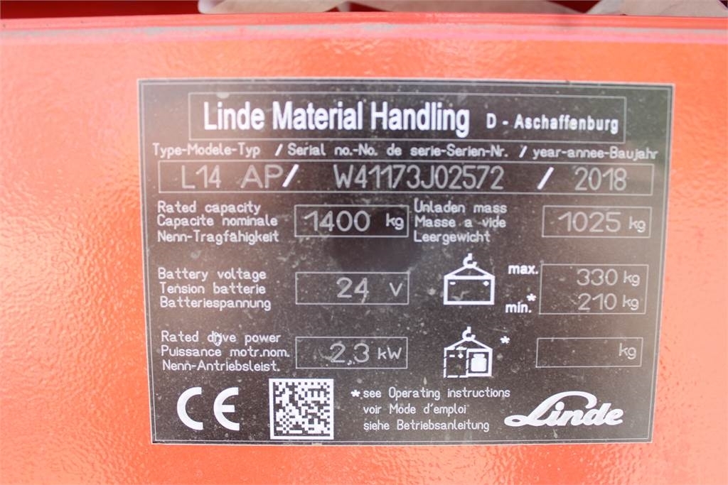 Linde L14APi - Deichselstapler - Flurförderzeuge - Beutlhauser