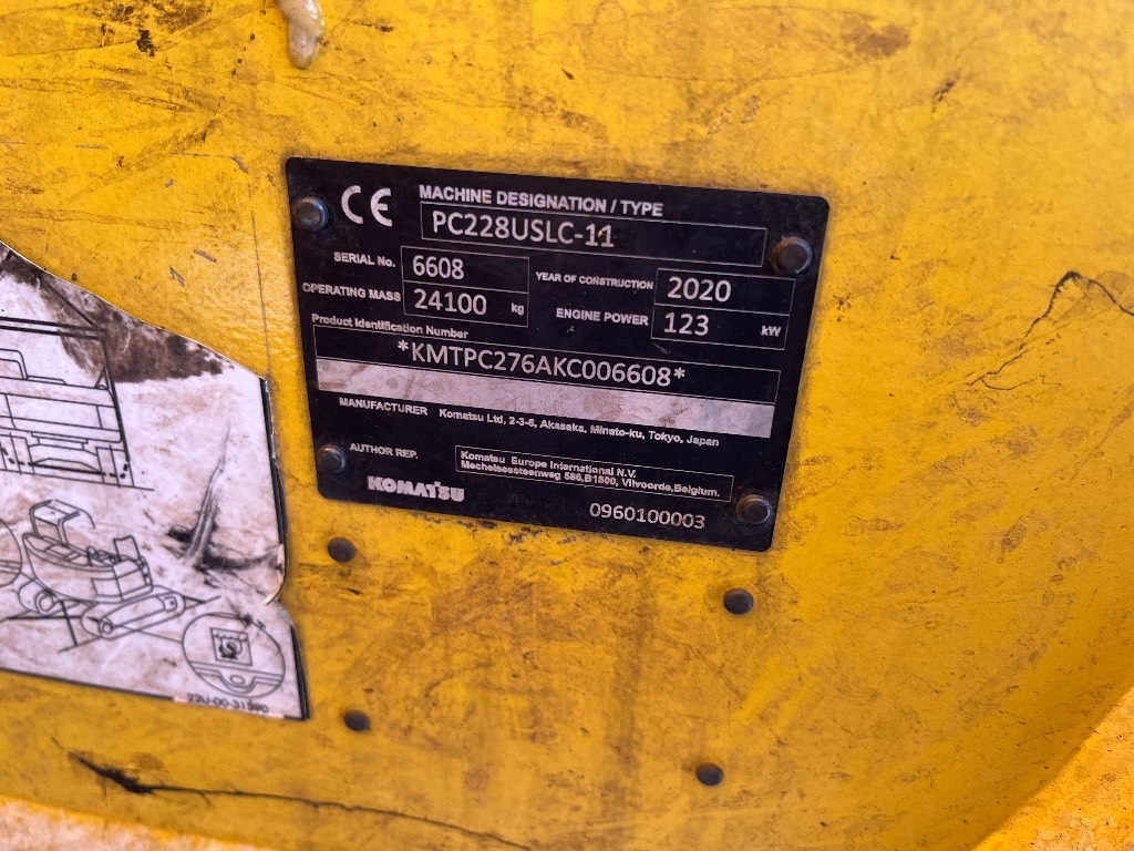 Komatsu PC 228 US / Engcon, Novatron 3D, 3 Kauhaa - Crawler Excavators ...