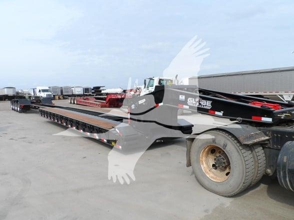 Globe 55 TON EXTENDABLE W/ HYDRAULIC FLIP AXLE