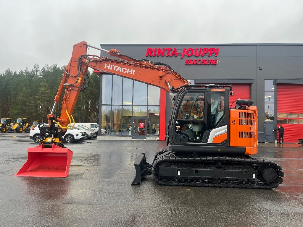 Hitachi ZX 135 US-7 / Engcon+Pihdit, Kauha, Rasvari, HIENO - Crawler ...