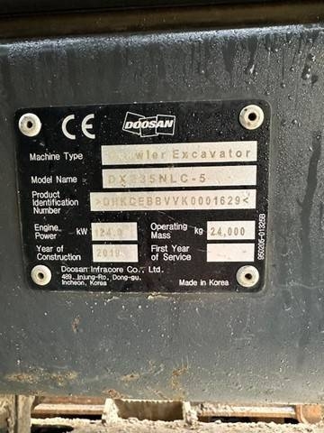 Doosan DX235NLC-5 - Crawler excavators - Construction - Construction ...