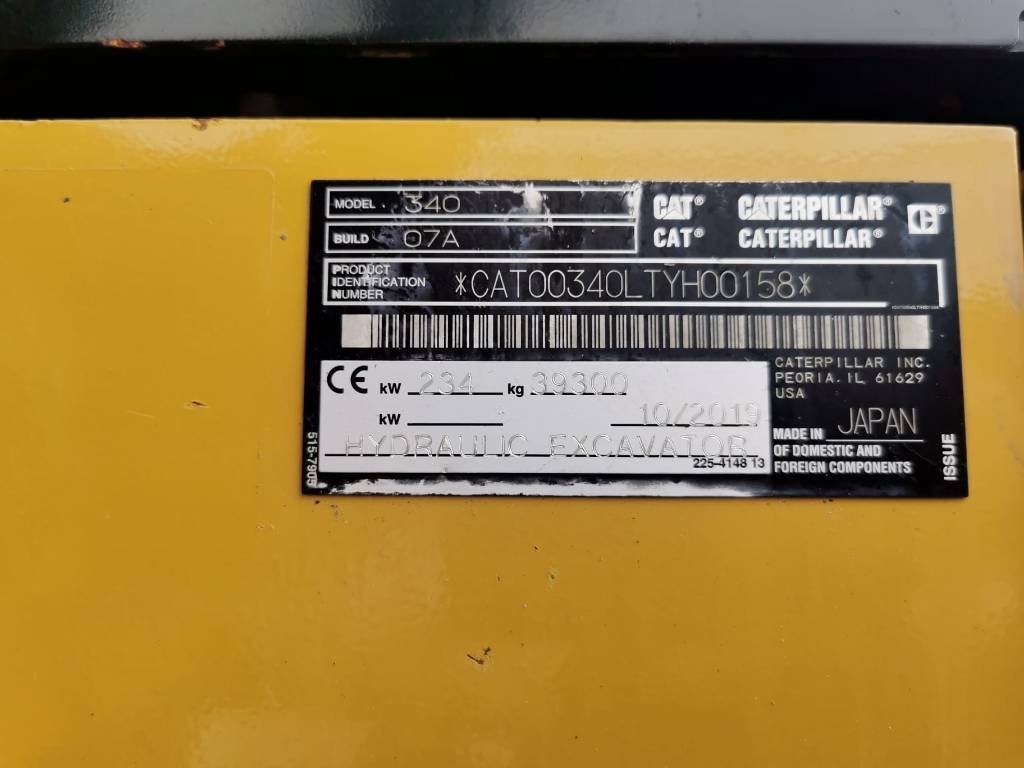 Buy Used Caterpillar 340 Next Generation Crawler Excavator for sale in ...