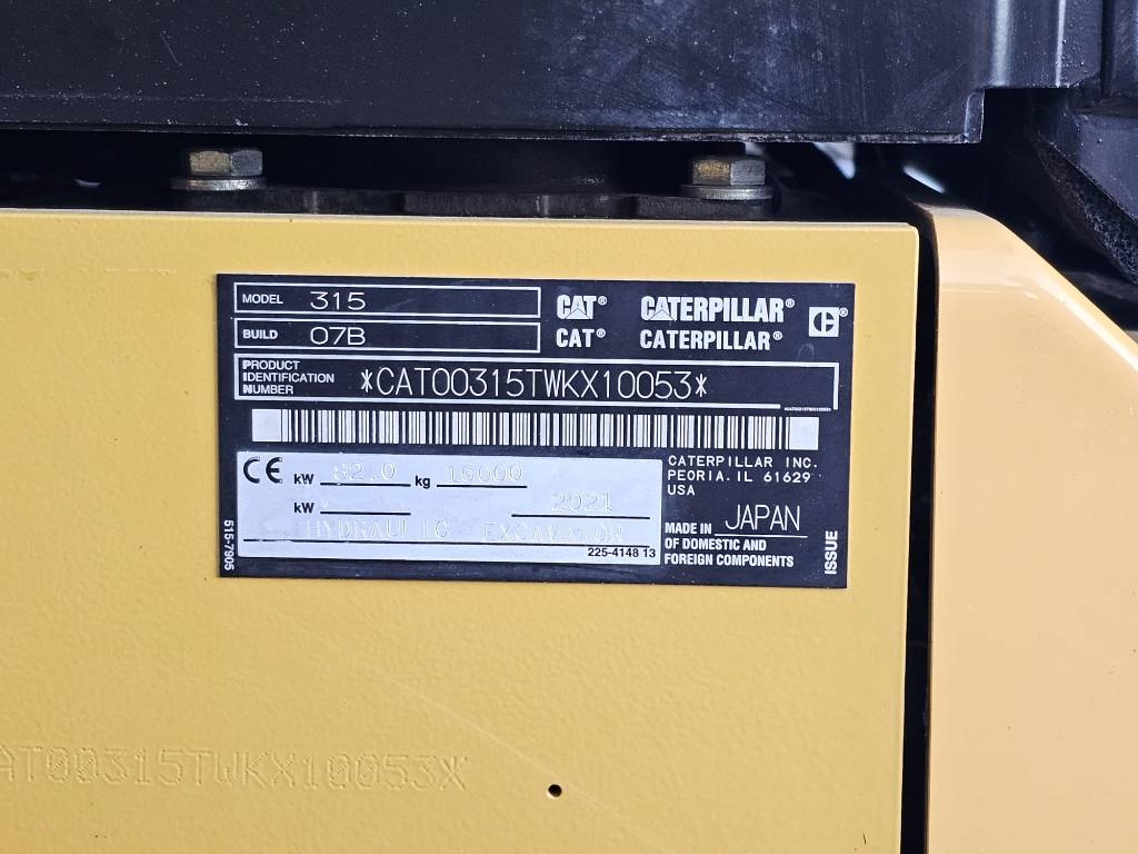 Buy Used CAT 315 Next Gen Crawler Excavator for sale in Stockholm ...