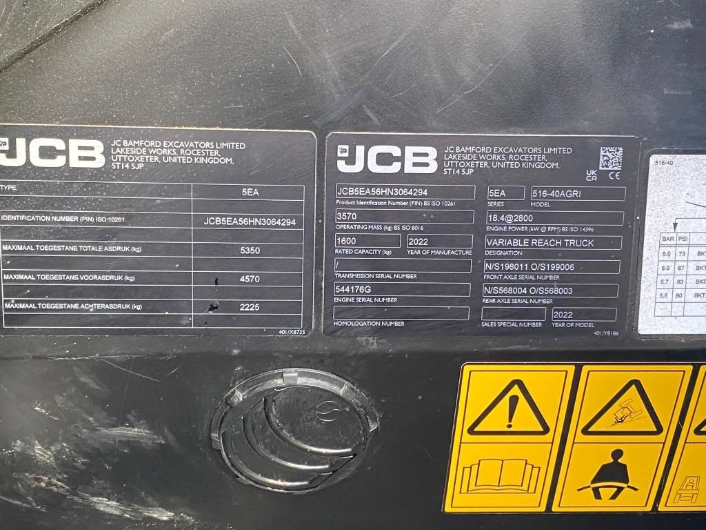 JCB 516-40 AGRI - Telehandler - Products - Wacker Neuson