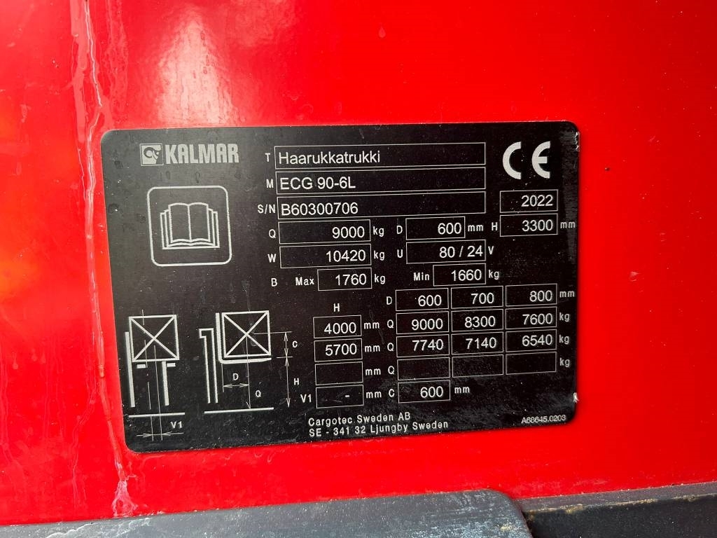 Kalmar ECG90-6L - Diesel forklifts - Material Handling - Kalmar Used ...