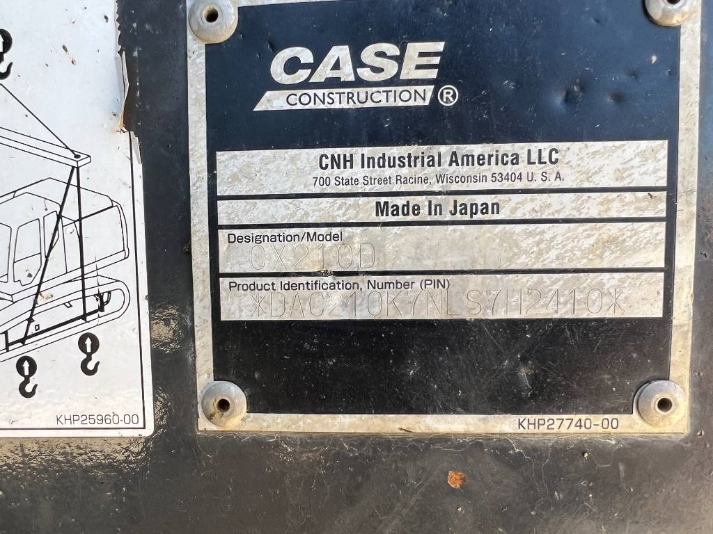 Case CX 210 D