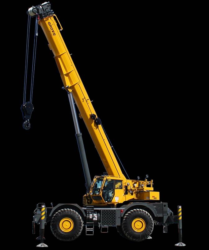 Grove GRT 880 - Rough Terrain Cranes - Manitowoc Used Cranes