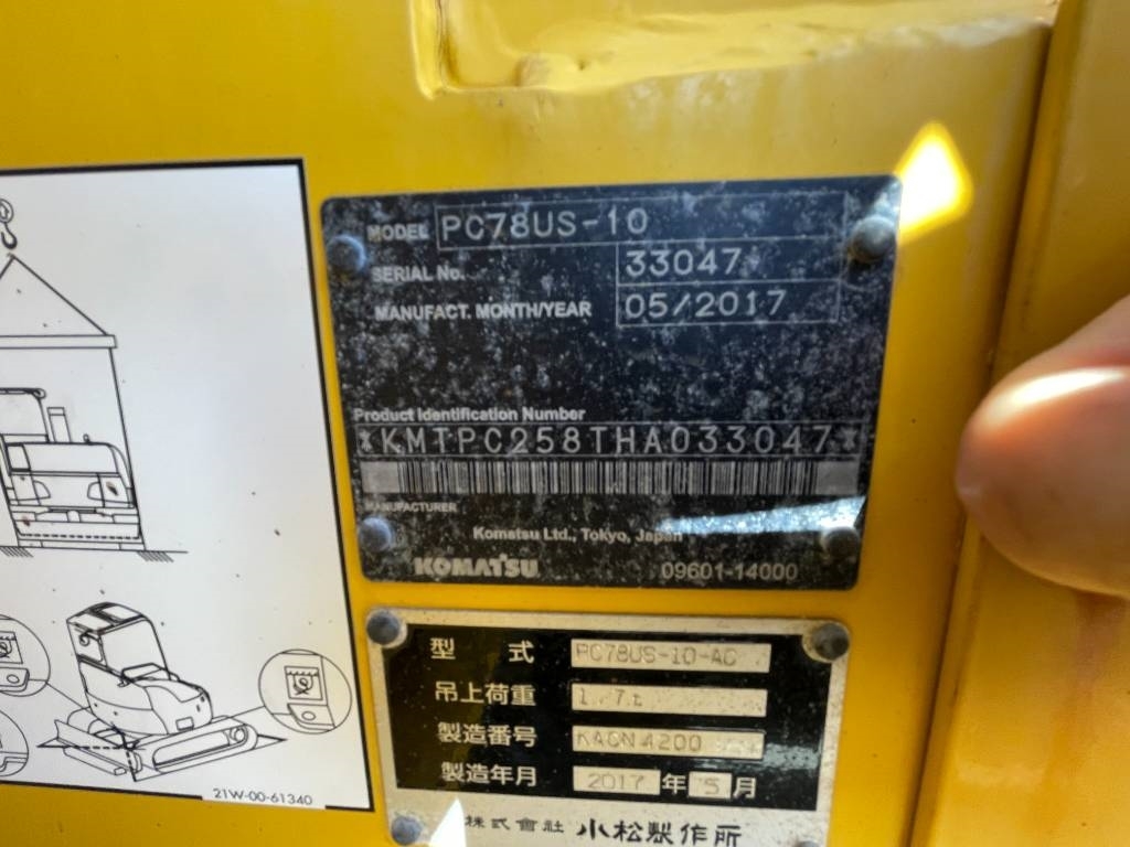 Komatsu pc78us-10