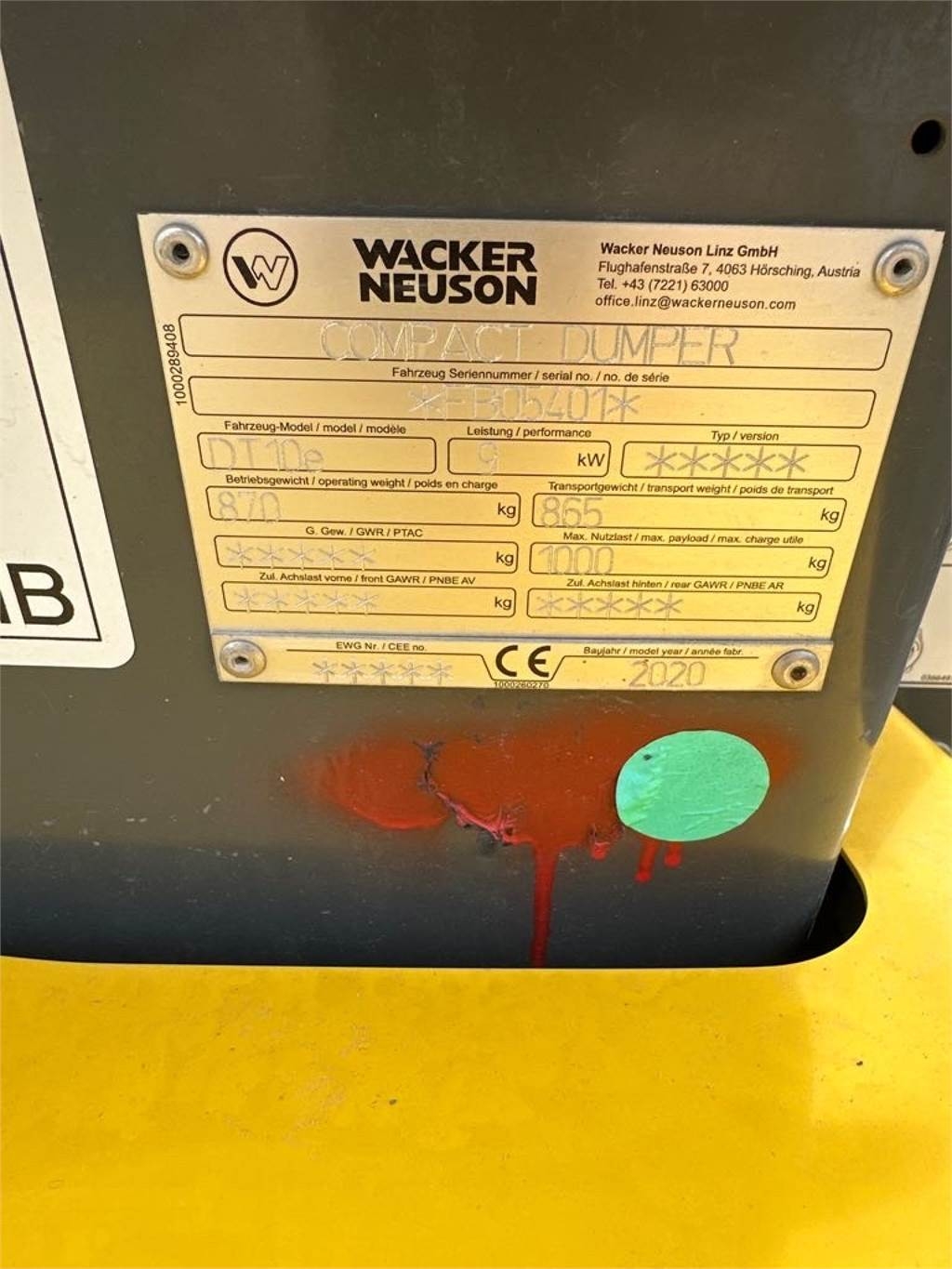 Wacker Neuson DT10e - Tracked Dumpers - Products - Wacker Neuson
