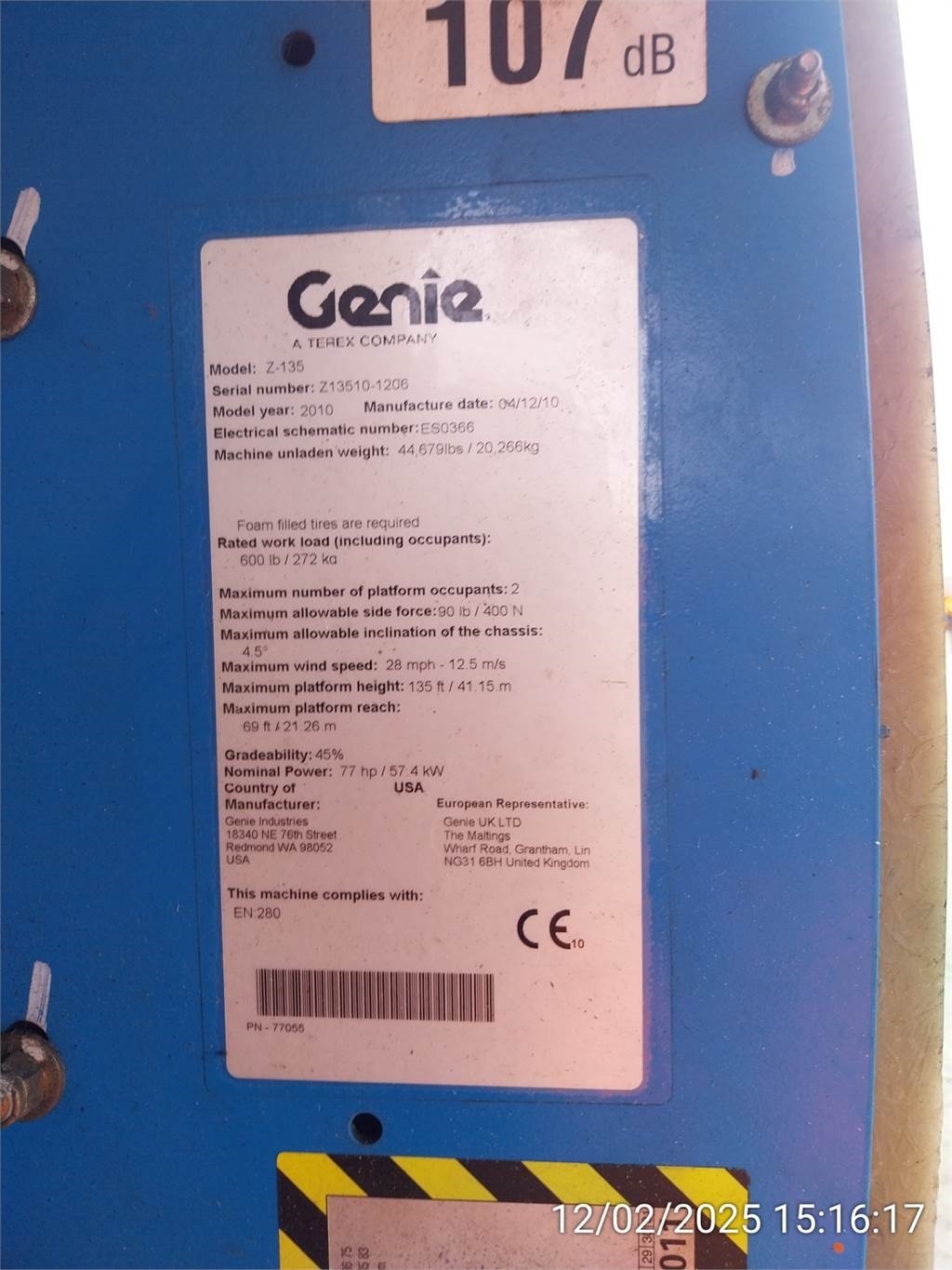 Genie Z135/70 - Articulated boom lifts - Construction Equipment - Boels