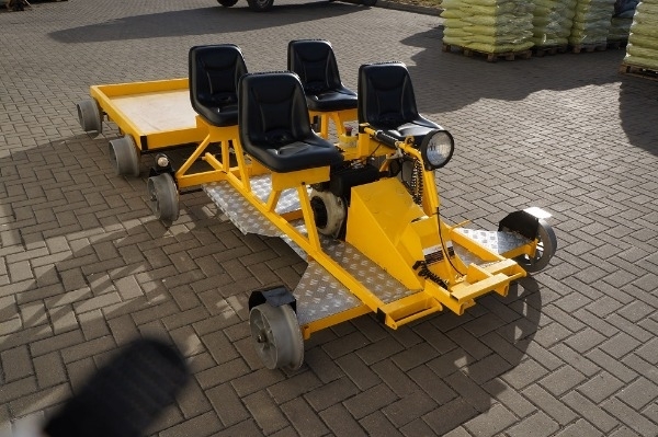 Multipurpose light motor trolley GEISMAR Road Rail - Railroad ...