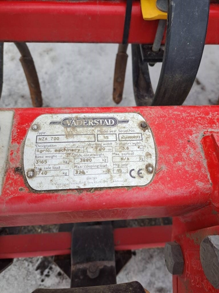 Väderstad NZA800 - Äkeet - Maatalous - Agritek-vaihtokoneet