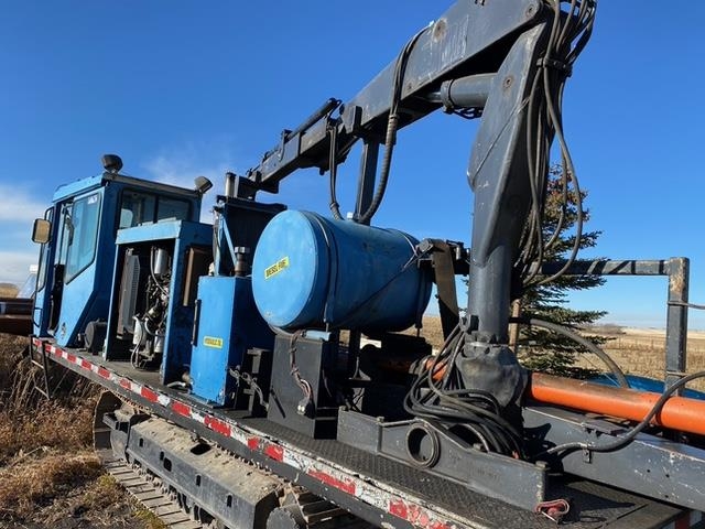 Hiab Crane Pipe Arm Handler on Cat 312 Undercarraige Hi