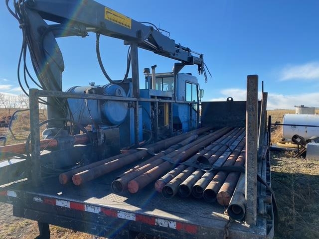 Hiab Crane Pipe Arm Handler on Cat 312 Undercarraige Hi