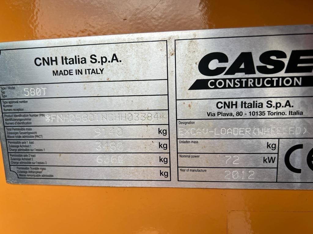 CASE 580 T - Backhoe Loaders - Construction - Construction Machinery ...
