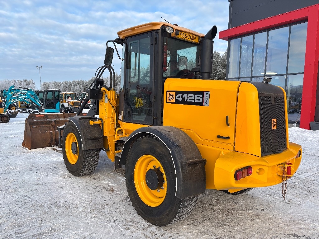 JCB 412 S Agri / Kauha, Hyd. Piikit, Rasvari, 50km/h - Wheel Loaders ...
