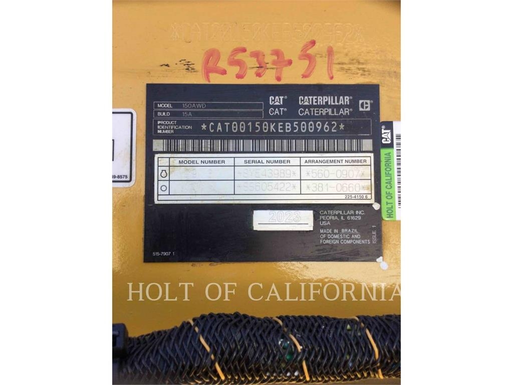 2023 CAT 150 AWD For Sale - 675,000 USD | Cat Used
