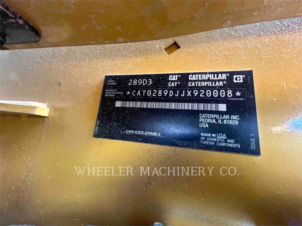 CAT 289D3 C3HF