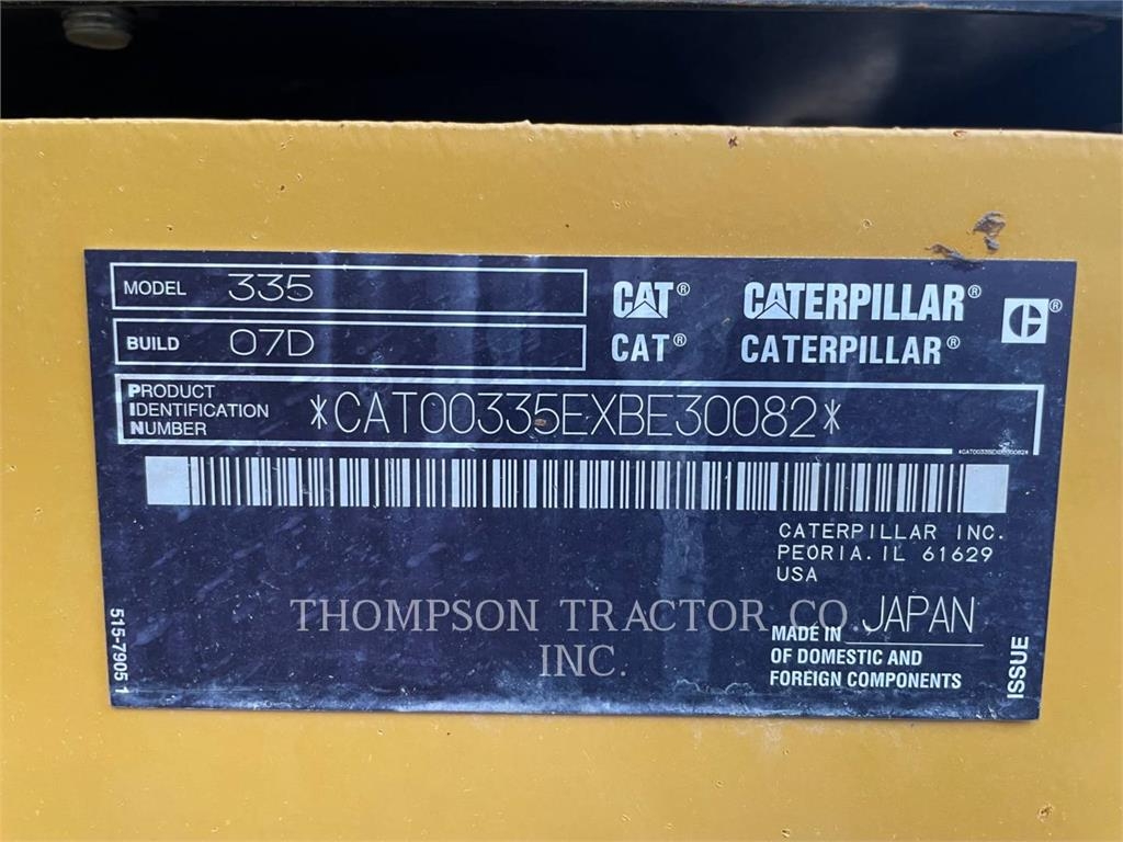 CAT 335 - Raupenbagger - Bau-Und Bergbauausrüstung - CATERPILLAR WORLDWIDE