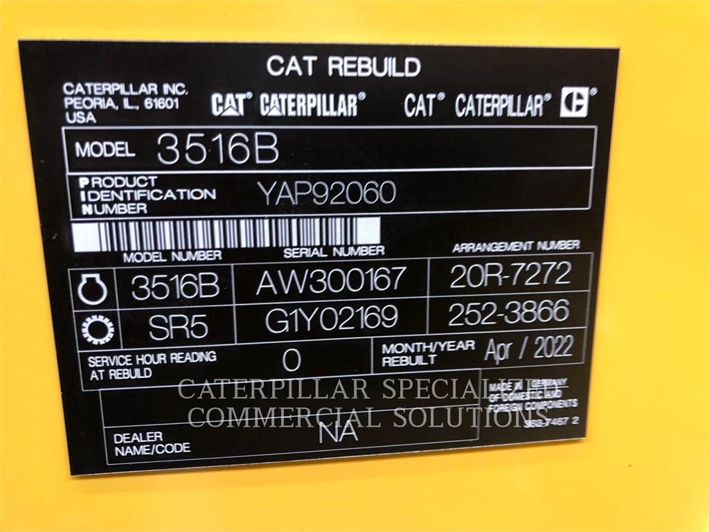 CAT 3516B - Grupos electrógenos fijos - Construcción - CATERPILLAR ...