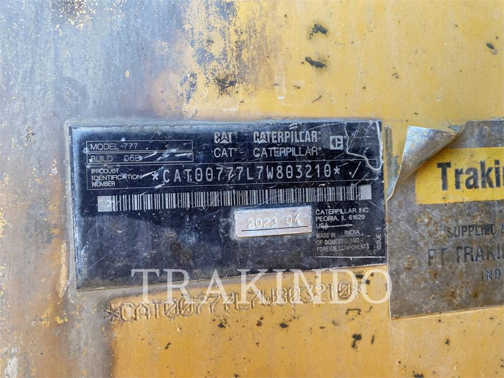 CAT 777-05 - 铰接式自卸车 - 建筑设备 - CATERPILLAR WORLDWIDE