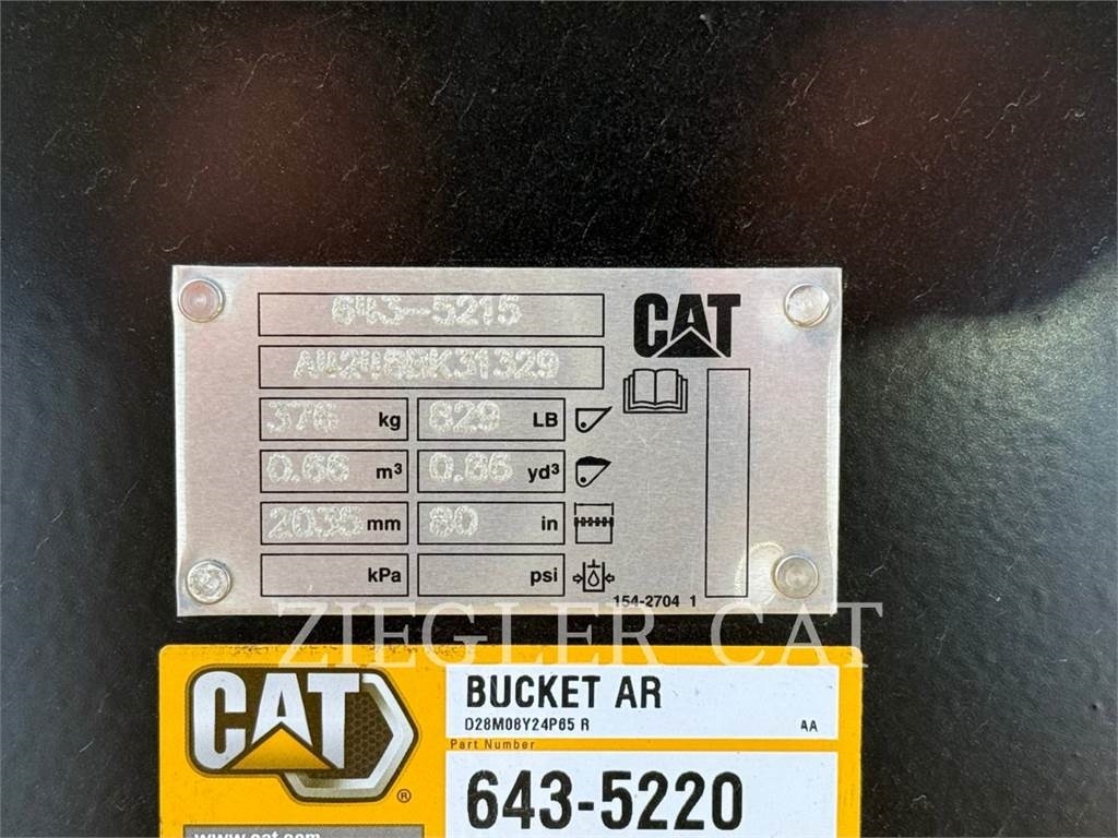 CAT 80 INDUSTRIAL PERFORMANCE BUCKET - Kompaktlader - Bau-Und ...
