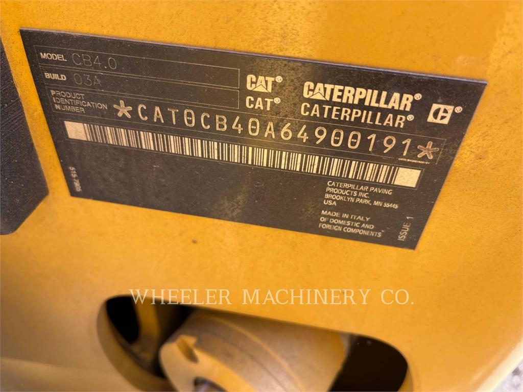 2022 CAT CB4.0 For Sale - 77,850 USD | Cat Used