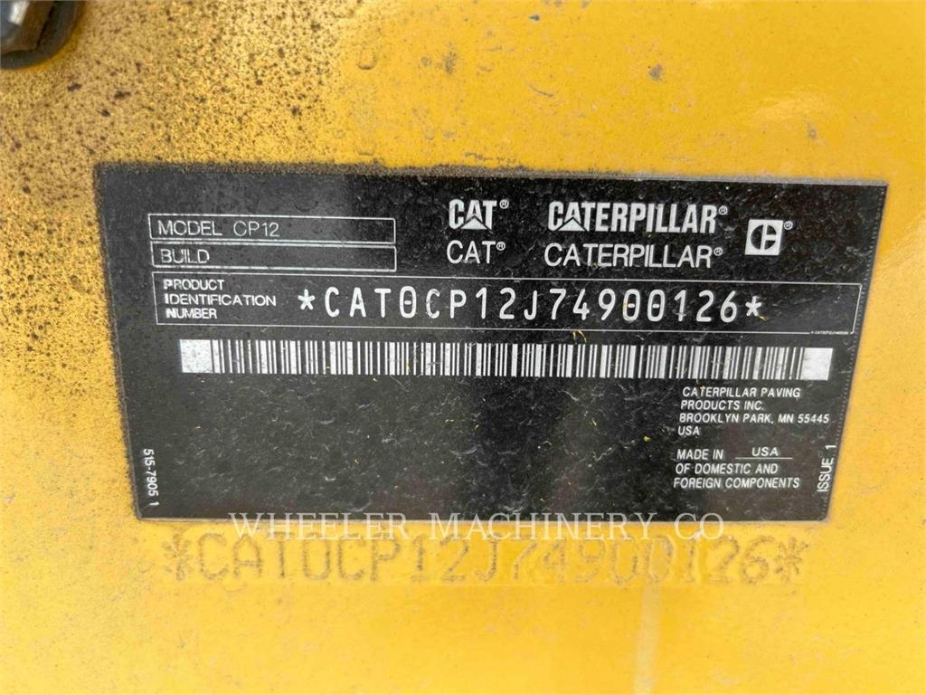 CAT CP12 - Rodillos de un solo tambor - Construcción - CATERPILLAR ...