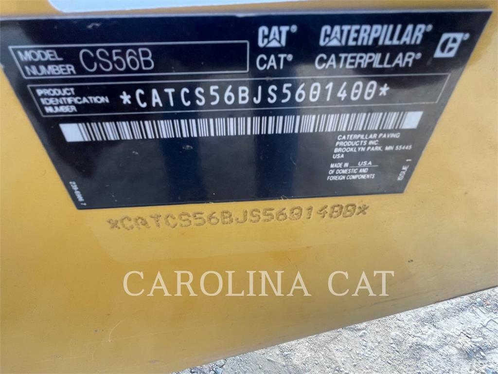 CAT CS56B - 单轮压路机 - 建筑设备 - CATERPILLAR WORLDWIDE