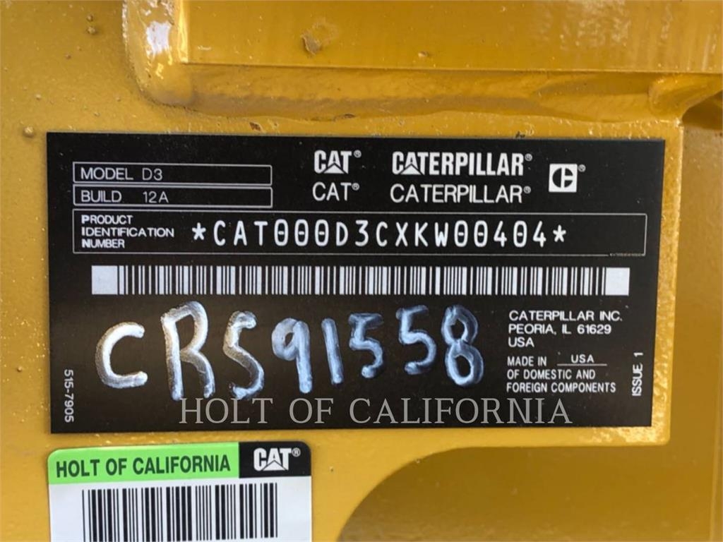 CAT D3