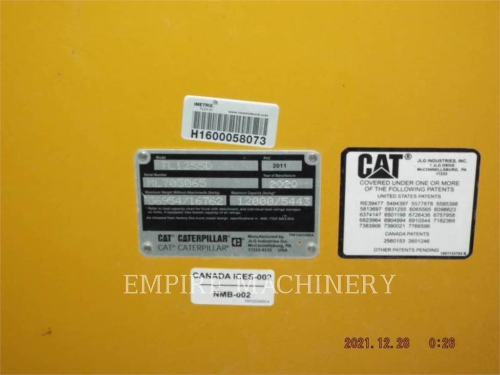 2021 CAT TL1255D For Sale - 130,149 USD | Cat Used